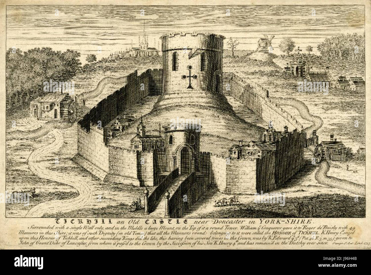 Tickhill castle hi-res stock photography and images - Alamy