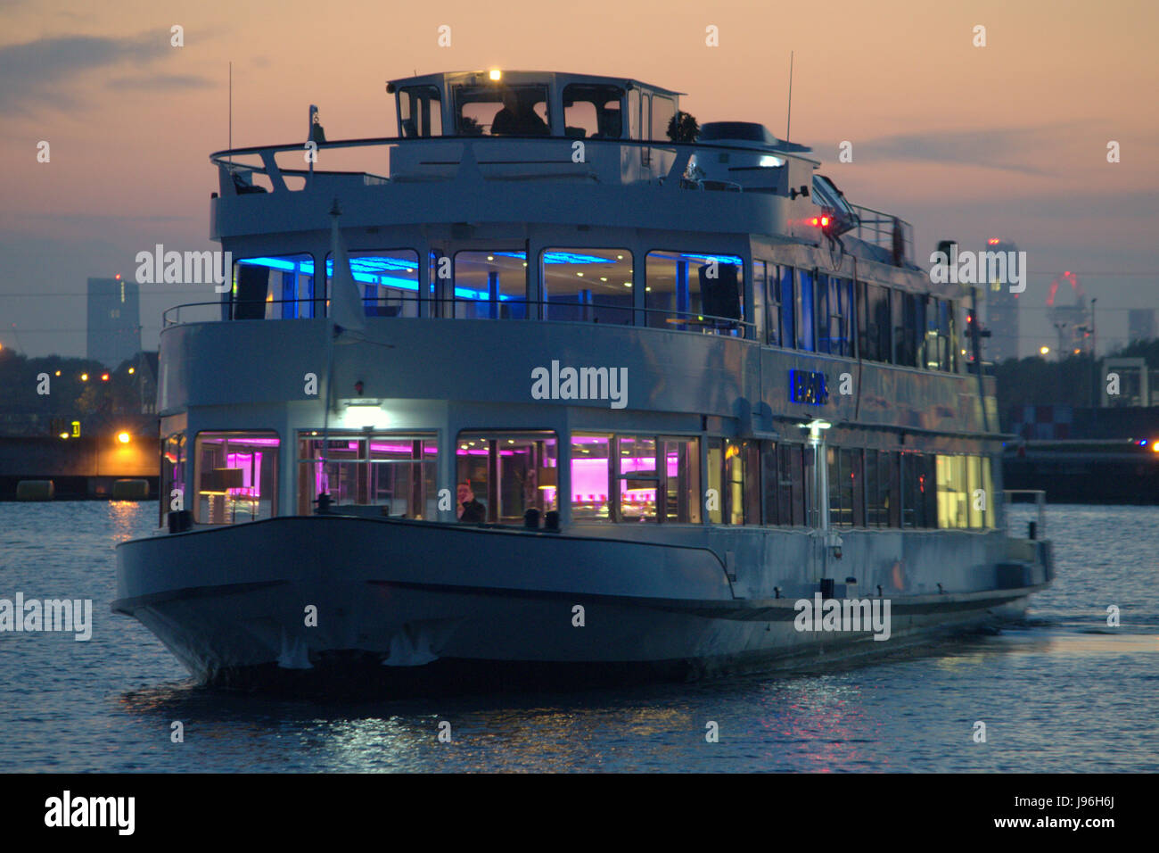 Thames Luxury Charter's Erasmus party boat heads through London's Royal ...