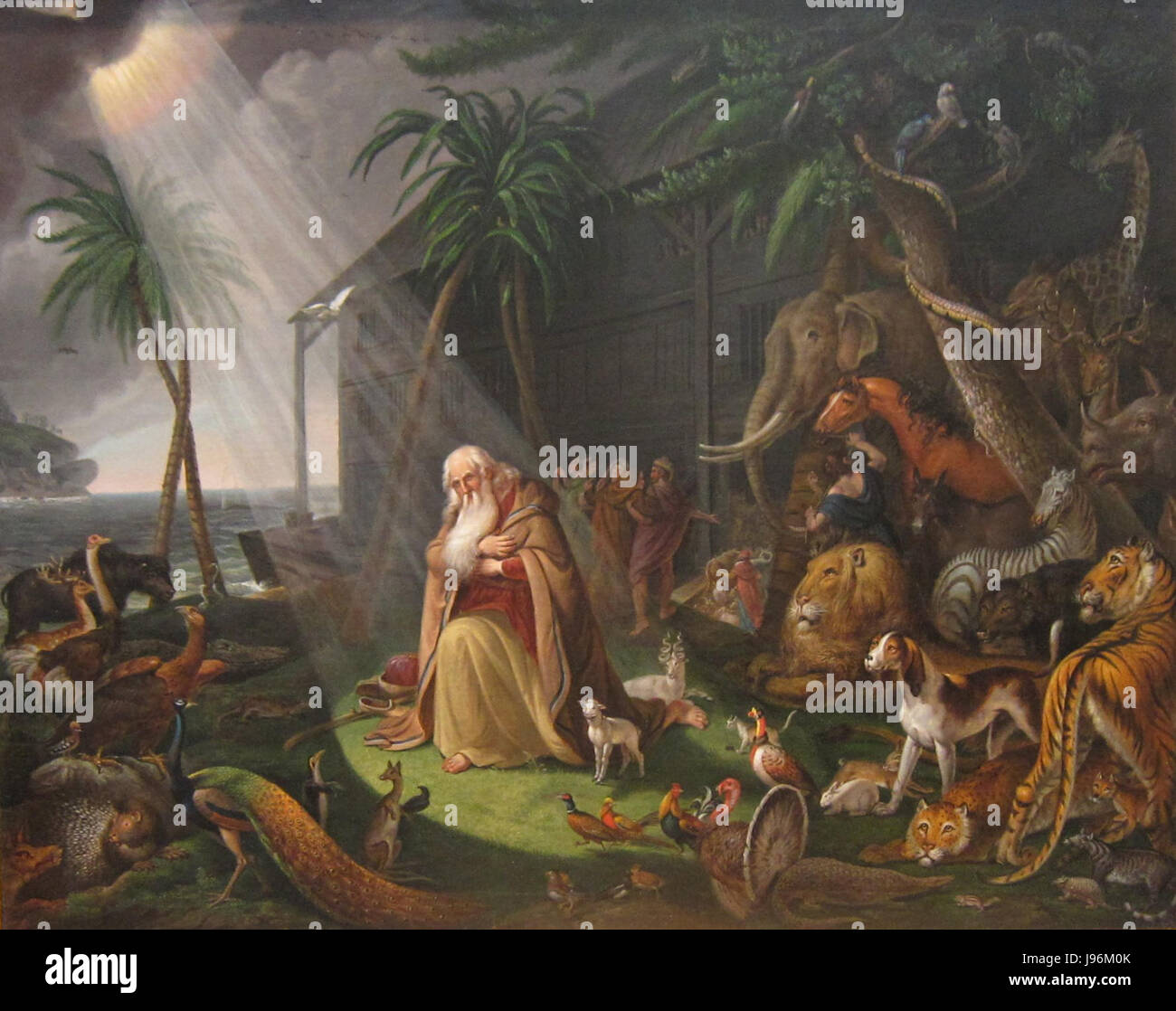 'Noah and His Ark,' painted by Charles Willson Peale in 1819, depicts ...