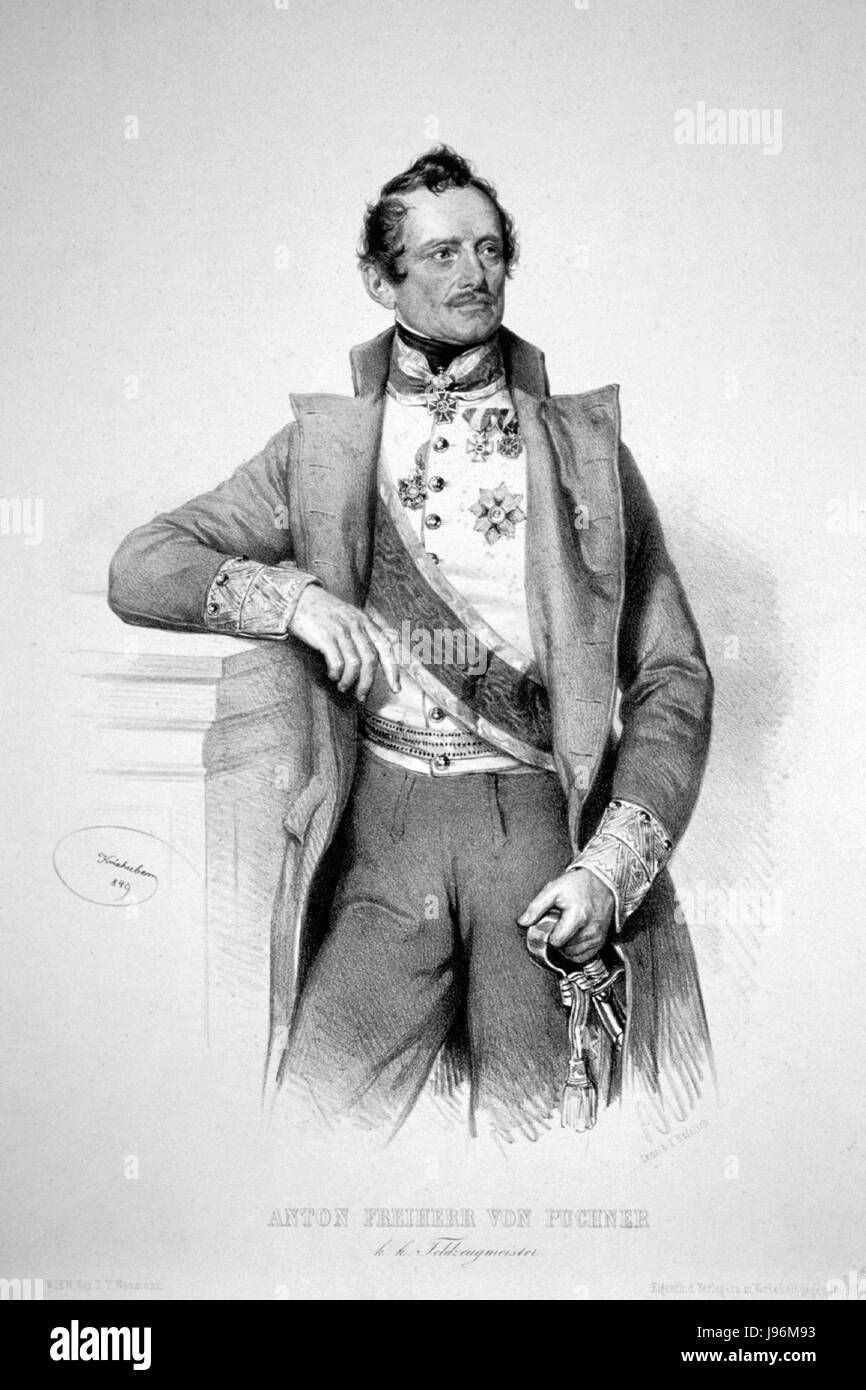 Anton Freiherr von Puchner Stock Photo - Alamy