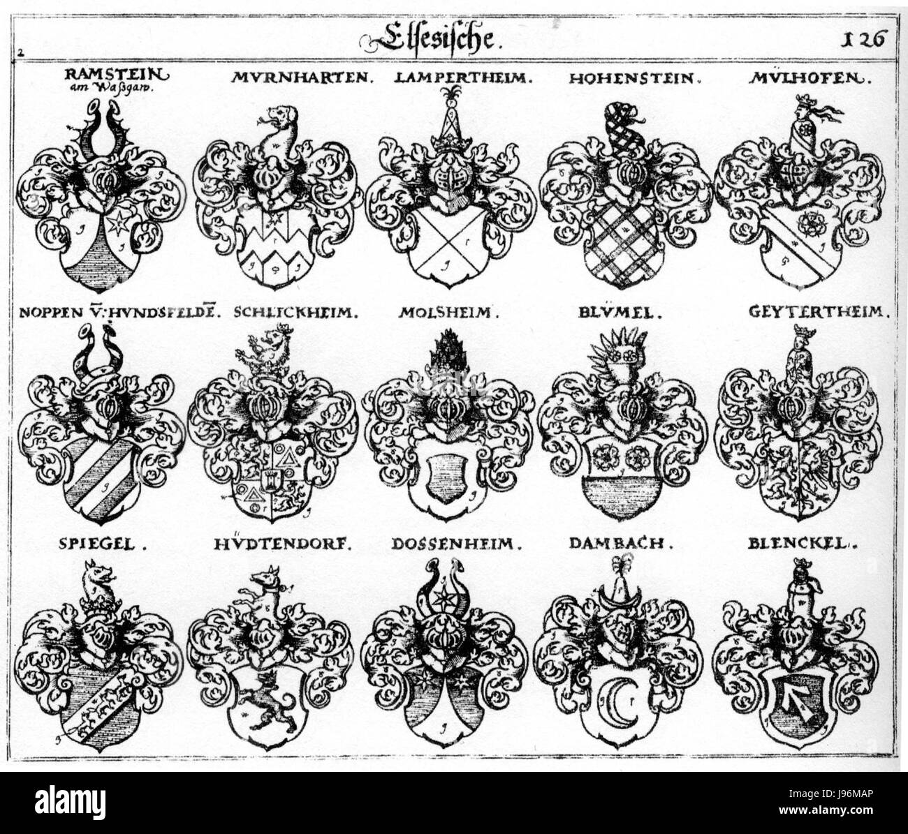 Heraldry in europe Black and White Stock Photos & Images - Alamy