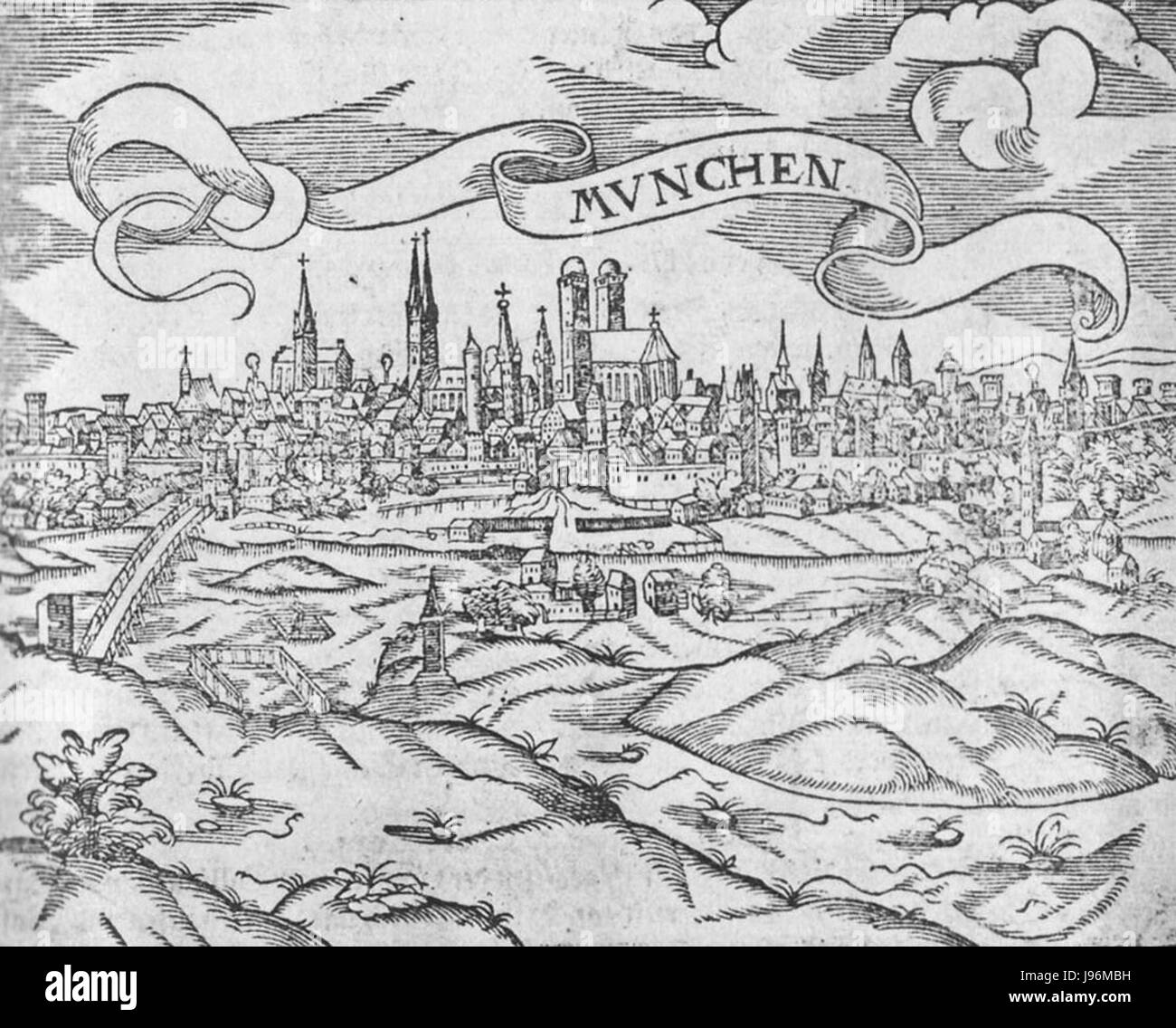 Cityscape modern city Black and White Stock Photos & Images - Alamy