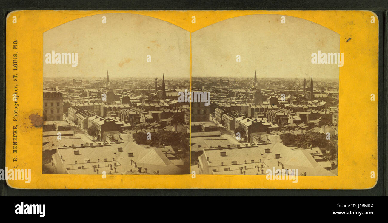 This photograph, 'Looking n.w. from Dome of Court House,' captures a ...
