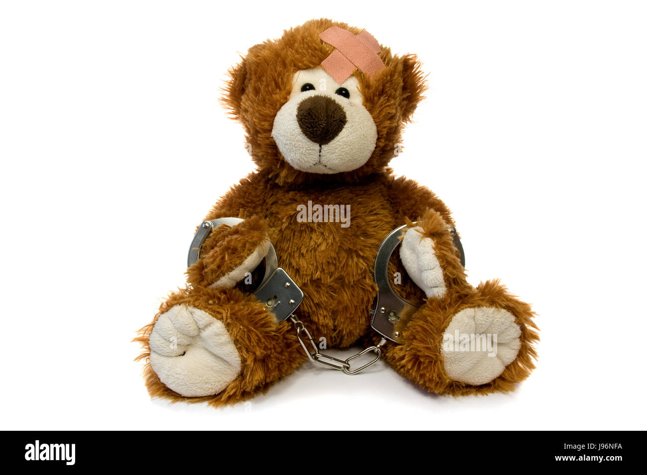 bear, pain, toy, hurt, injured, justice, handcuffs, guilty, bear, sad ...