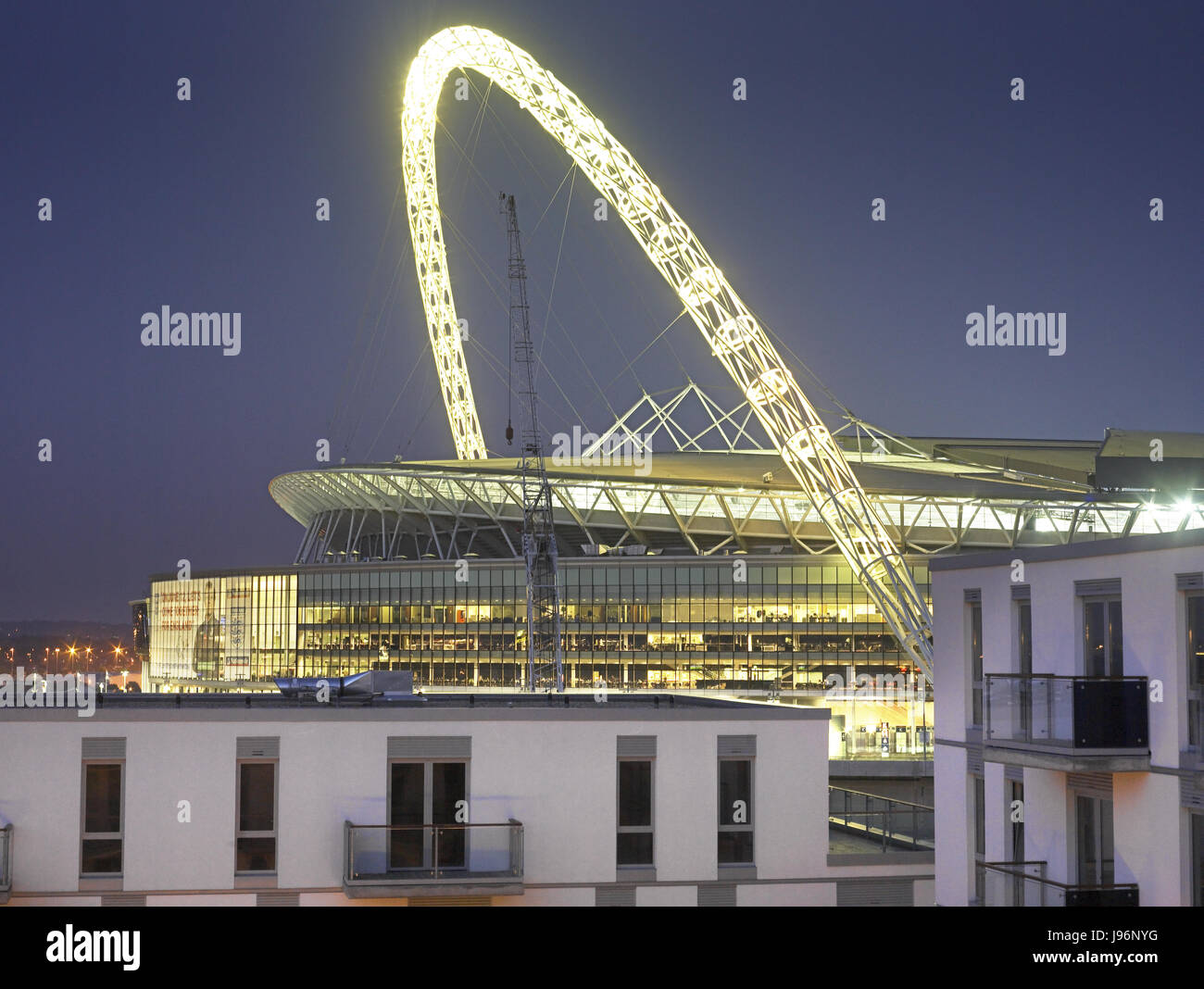 Wembley stadium night hi-res stock photography and images - Alamy