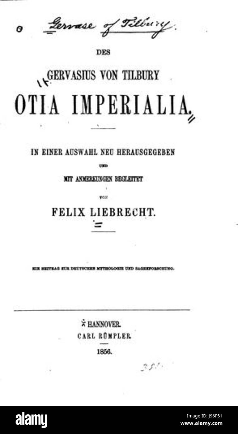 Otia imperialia hi-res stock photography and images - Alamy