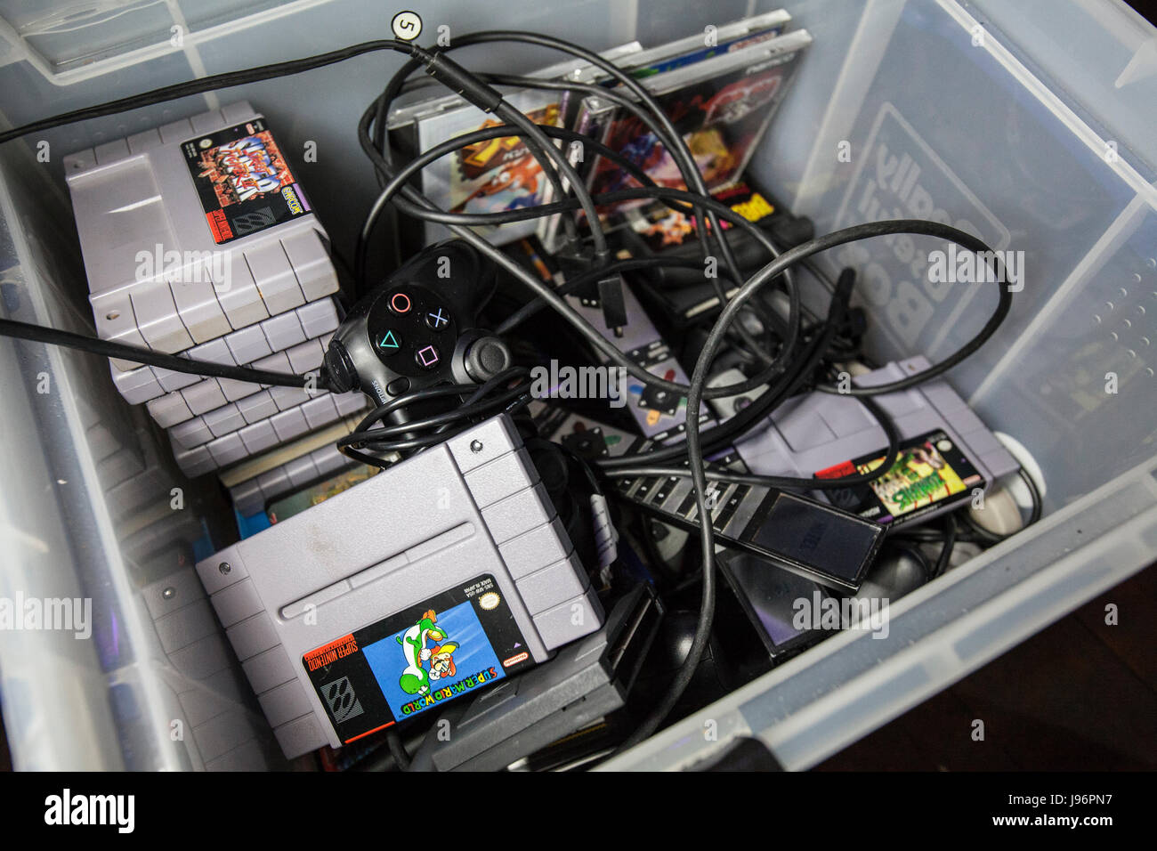 Various collection of arcades. Games being refurbished and fixed, retro ...
