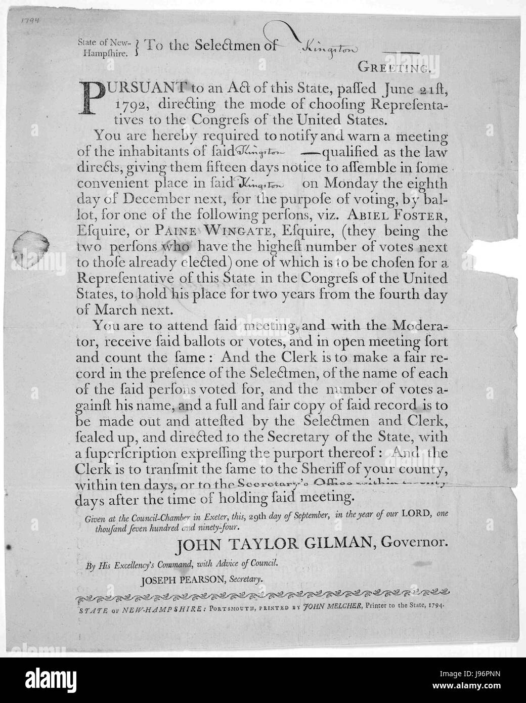 John wingate hi-res stock photography and images - Alamy