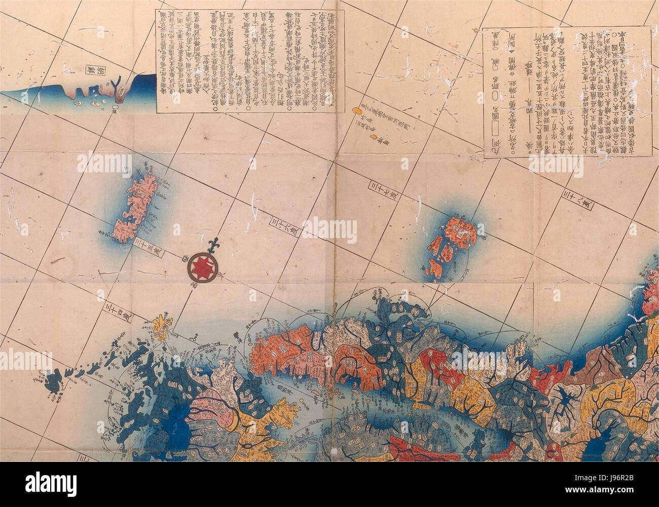 Edo era japan map hi-res stock photography and images - Alamy