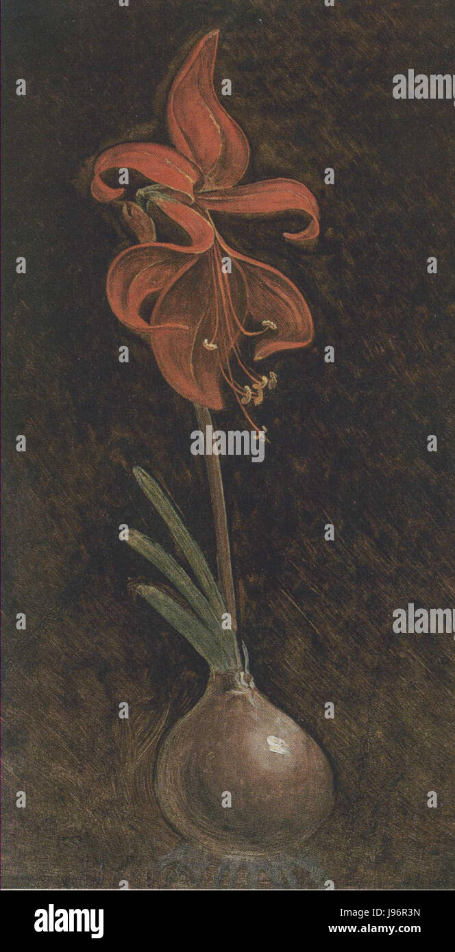 Philipp Otto Runge's 'Amaryllis' is a notable painting that captures ...