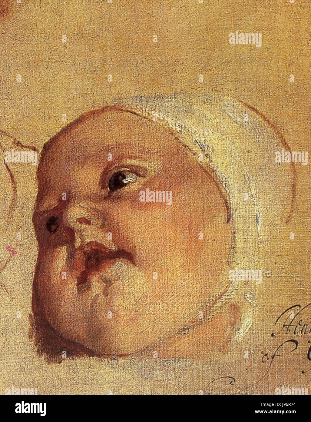 Princess Anne of England, detail from a 1637 painting Stock Photo - Alamy