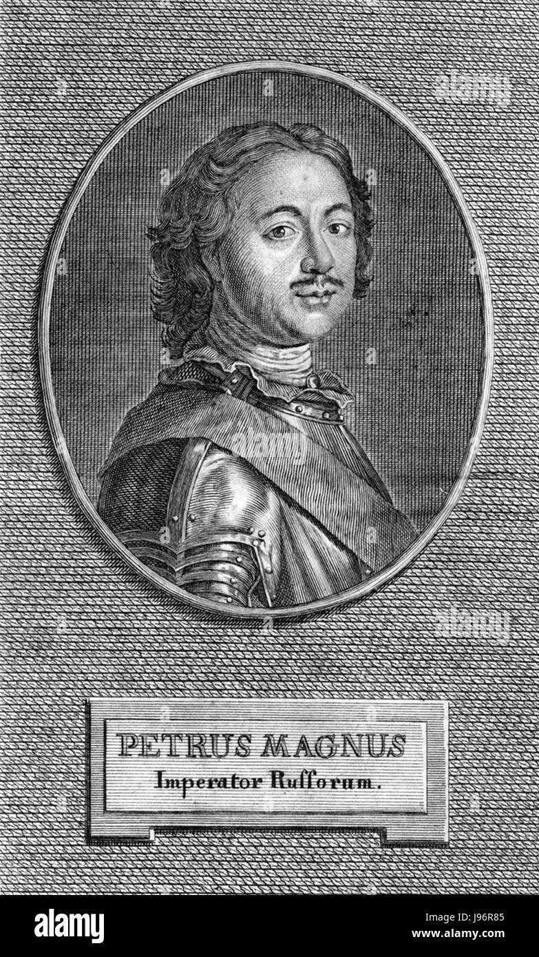 Petrus Magnus Imperator Russorum Stock Photo - Alamy