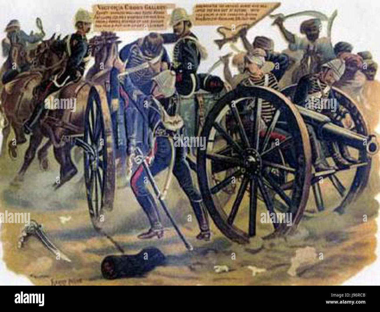 Patrick Mullane VC action Stock Photo - Alamy