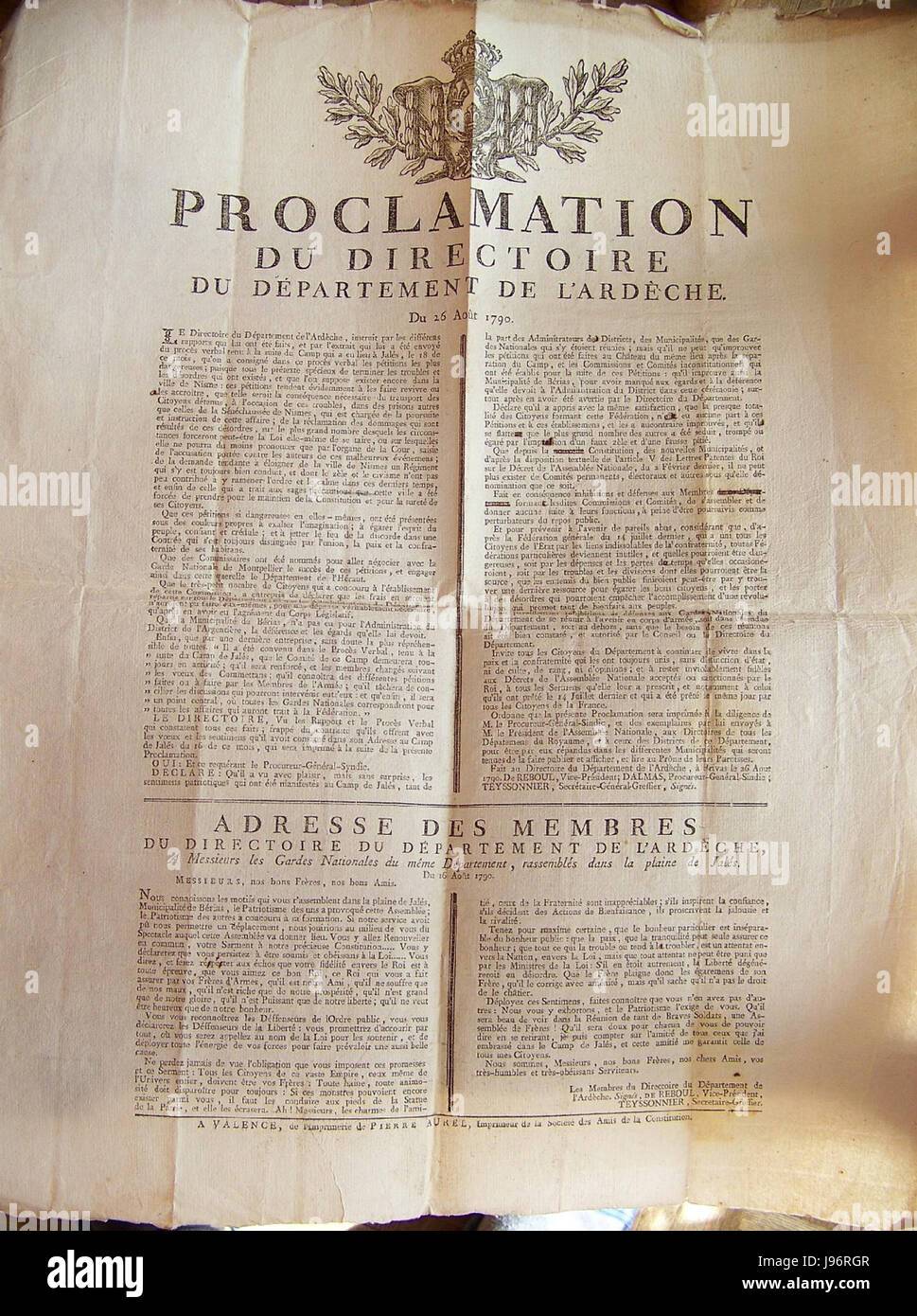 French revolution august decree hi-res stock photography and images - Alamy