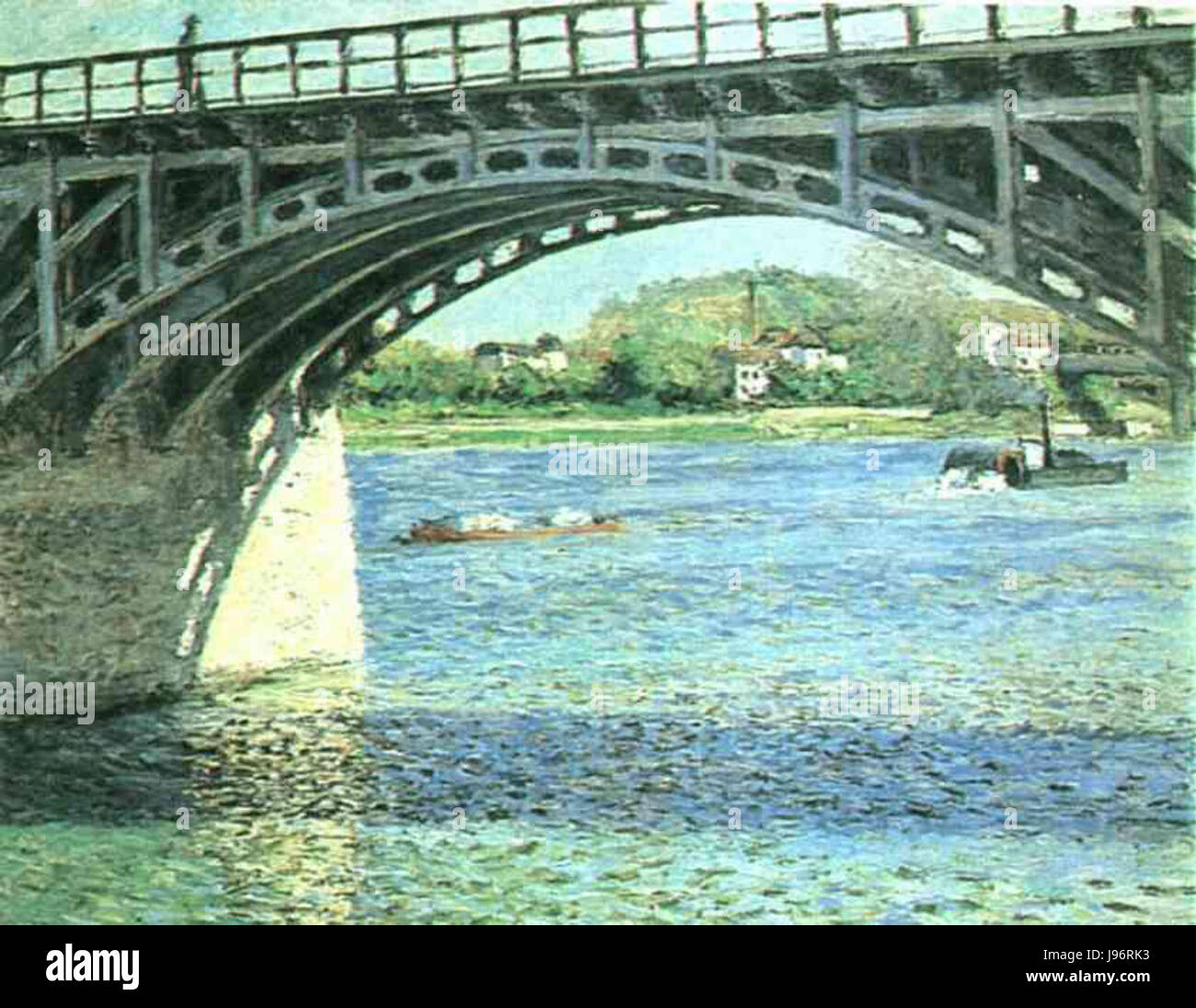 'Pont Argenteuil' is a famous painting by Gustave Caillebotte ...