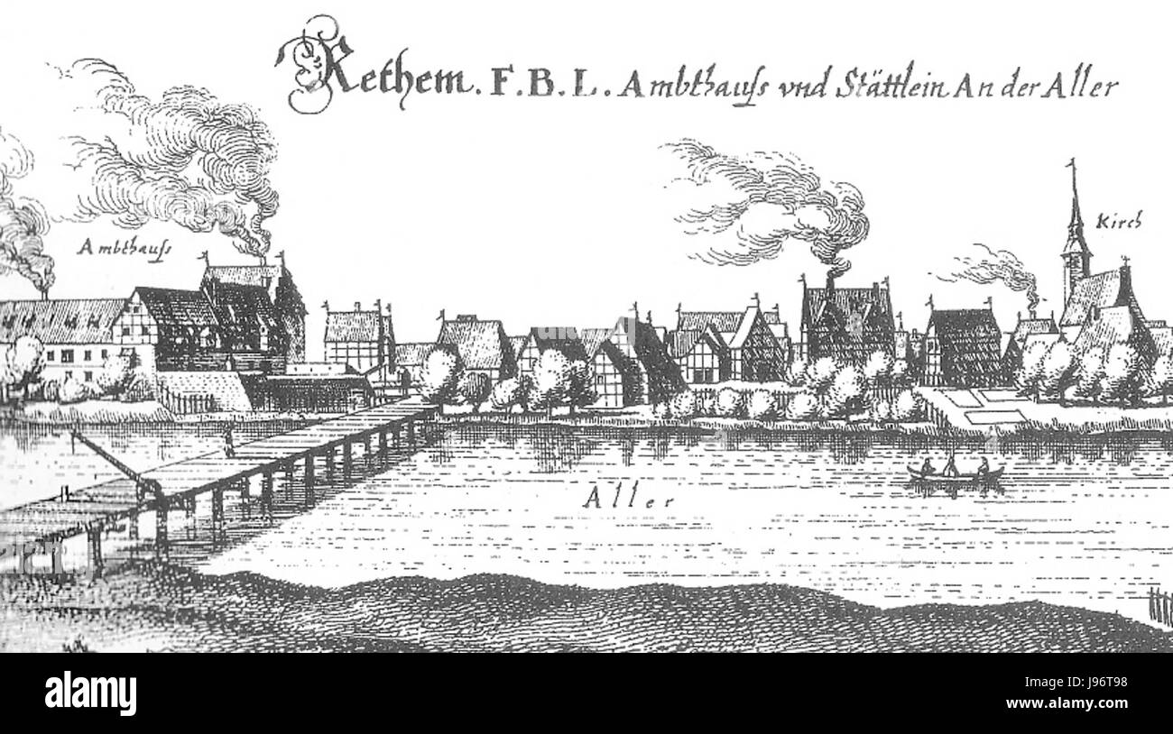 A detailed map from the 17th century by Merian, created in 1650 ...