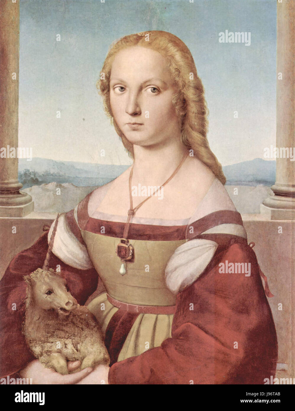 This image showcases a work attributed to the famous Renaissance artist ...