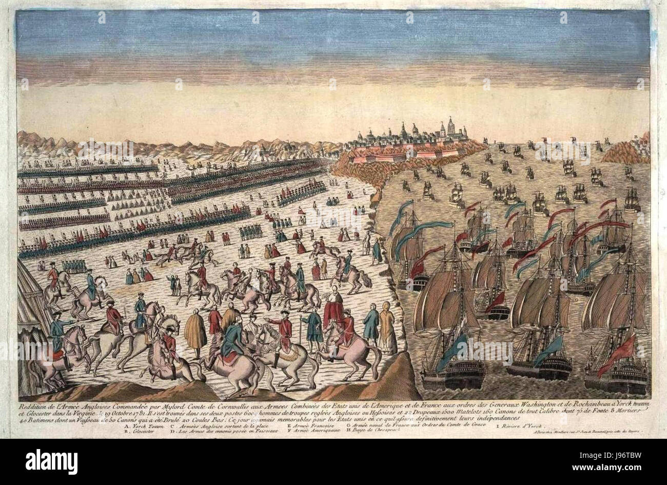 The English army's surrender at Yorktown in 1781 marked a decisive ...