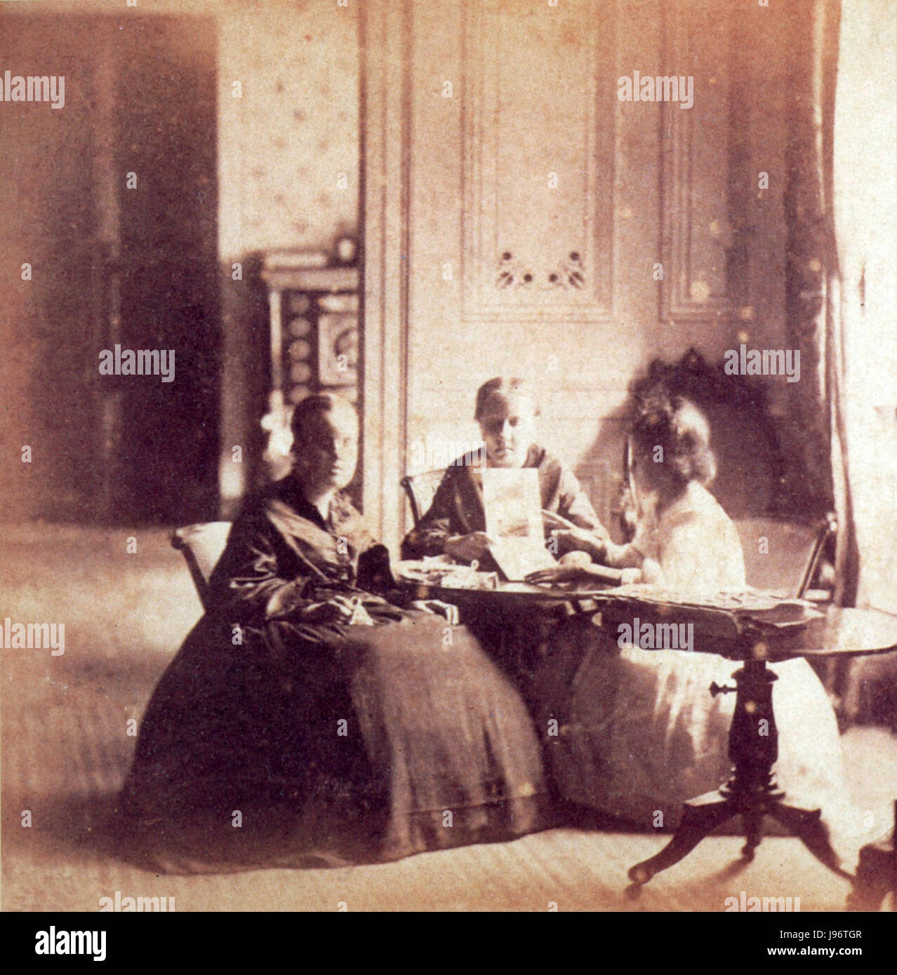 Princesses leopoldina isabel and friend Stock Photo - Alamy