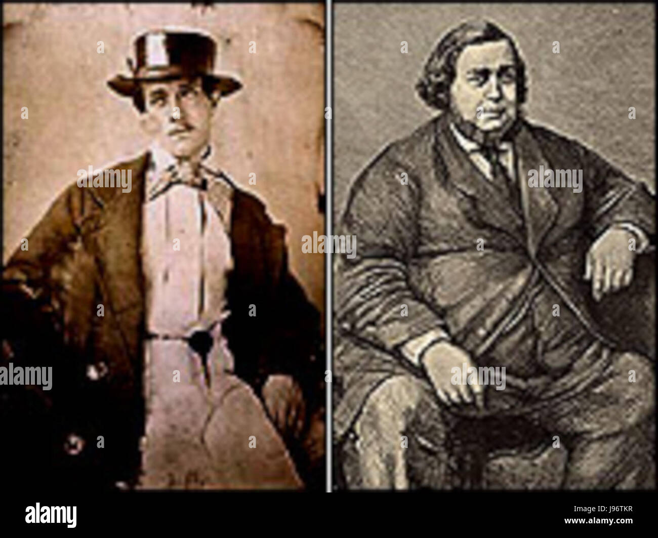 Roger Tichborne and Arthur Orton Stock Photo - Alamy