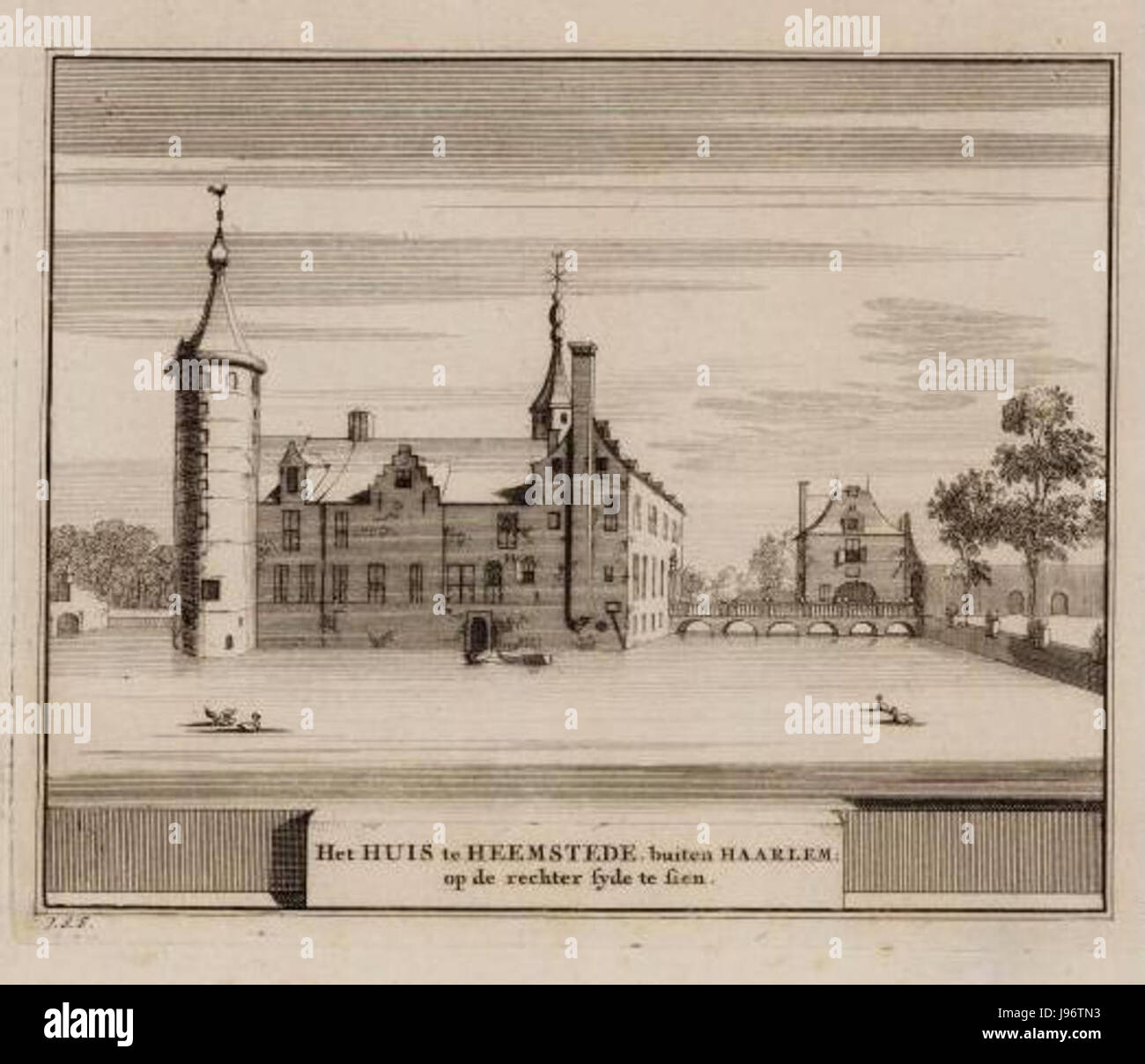 Roelant Roghmanâ€™s artwork, 'Slot Heemstede,' depicts the historic ...