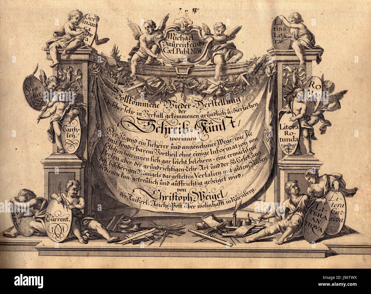 Beauty of traditional calligraphy hi-res stock photography and images ...