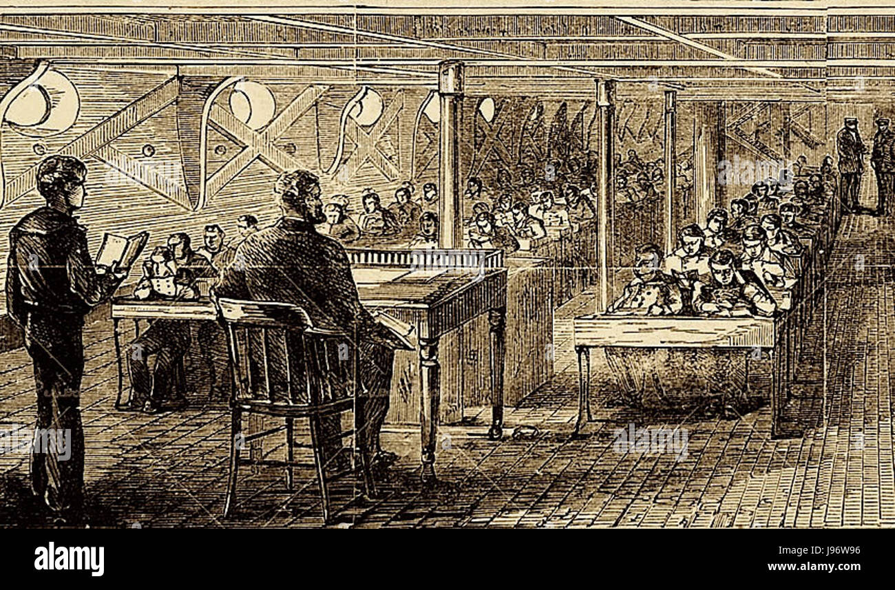 The School Ship Mercury, launched in 1872, was a training vessel used ...