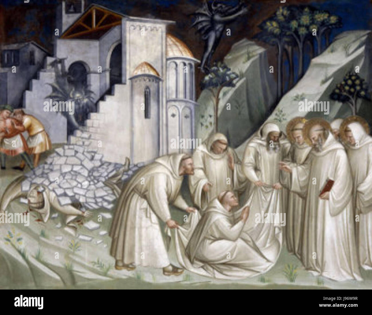 Spinello Aretino's depiction of Saint Benedict showcases the iconic ...