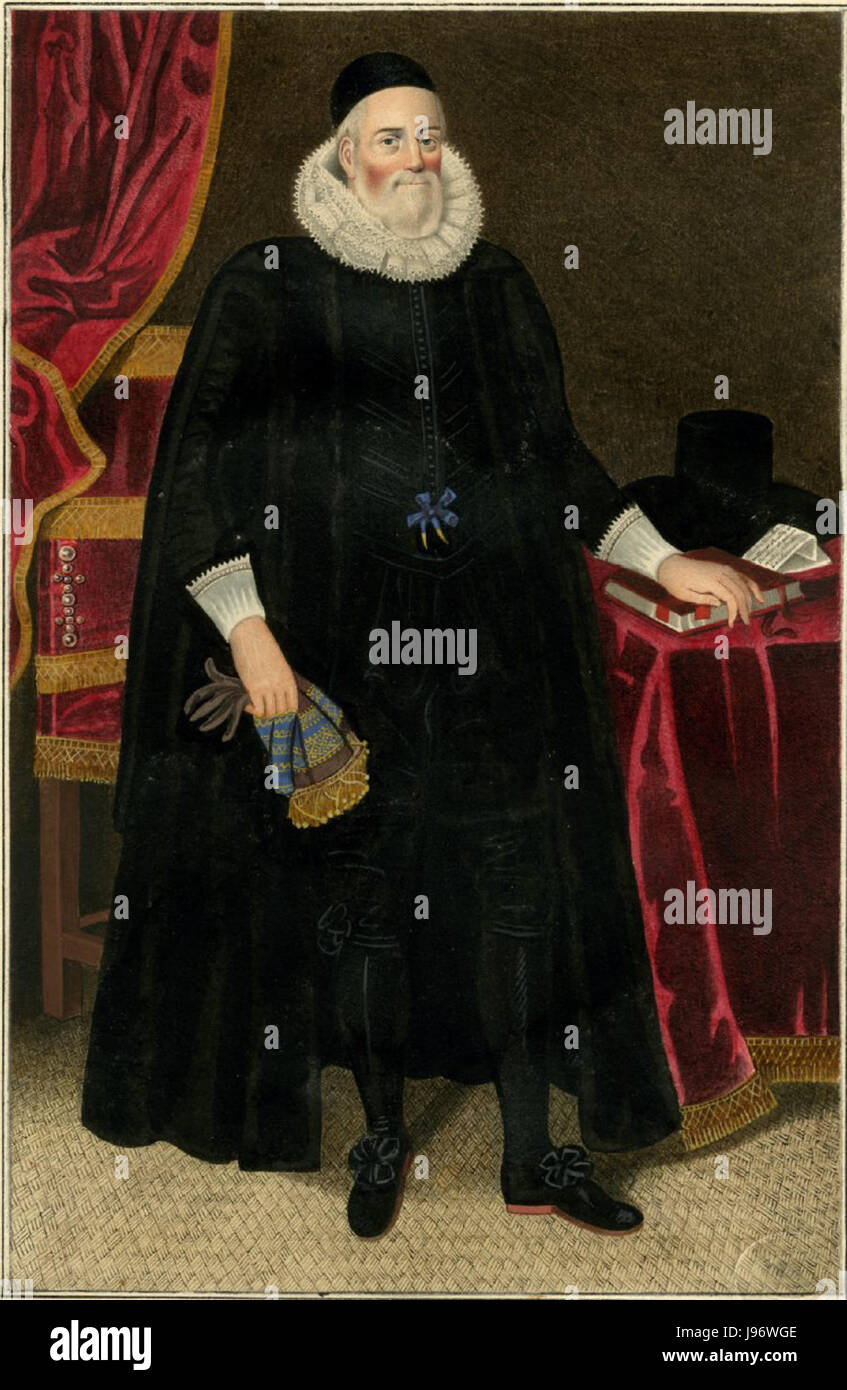 This portrait by Sylvester Harding depicts Sir Henry Savile, a ...