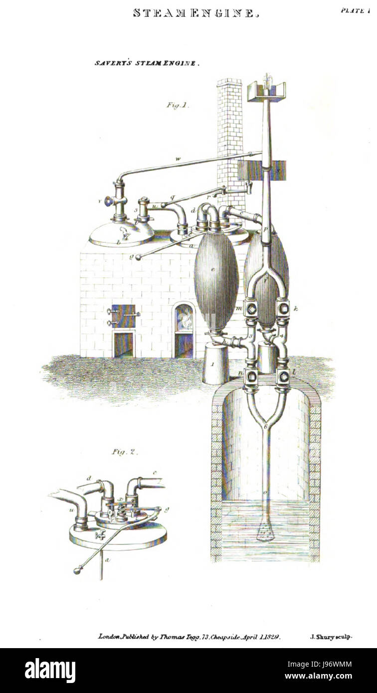Savery steam engine hi-res stock photography and images - Alamy