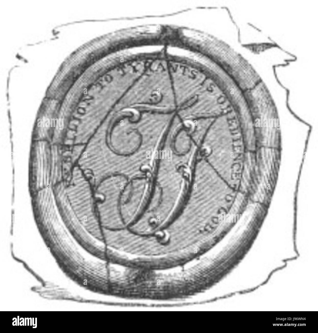 Seal of Thomas Jefferson 1790 Stock Photo - Alamy