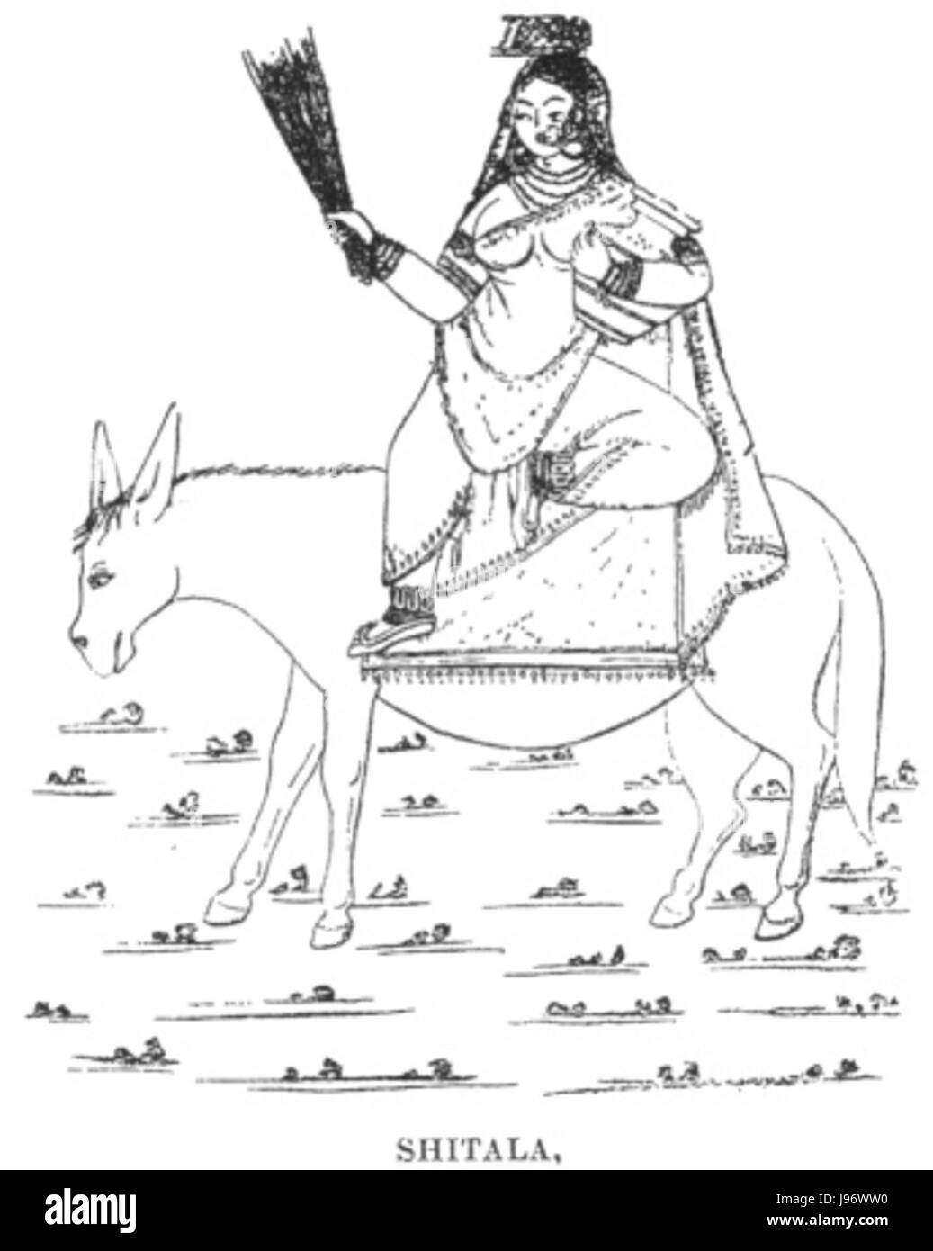 Goddess shitala hi-res stock photography and images - Alamy