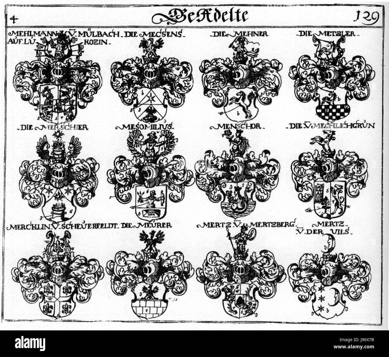 The 'Siebmacher' refers to a heraldic work published between 1701 and ...