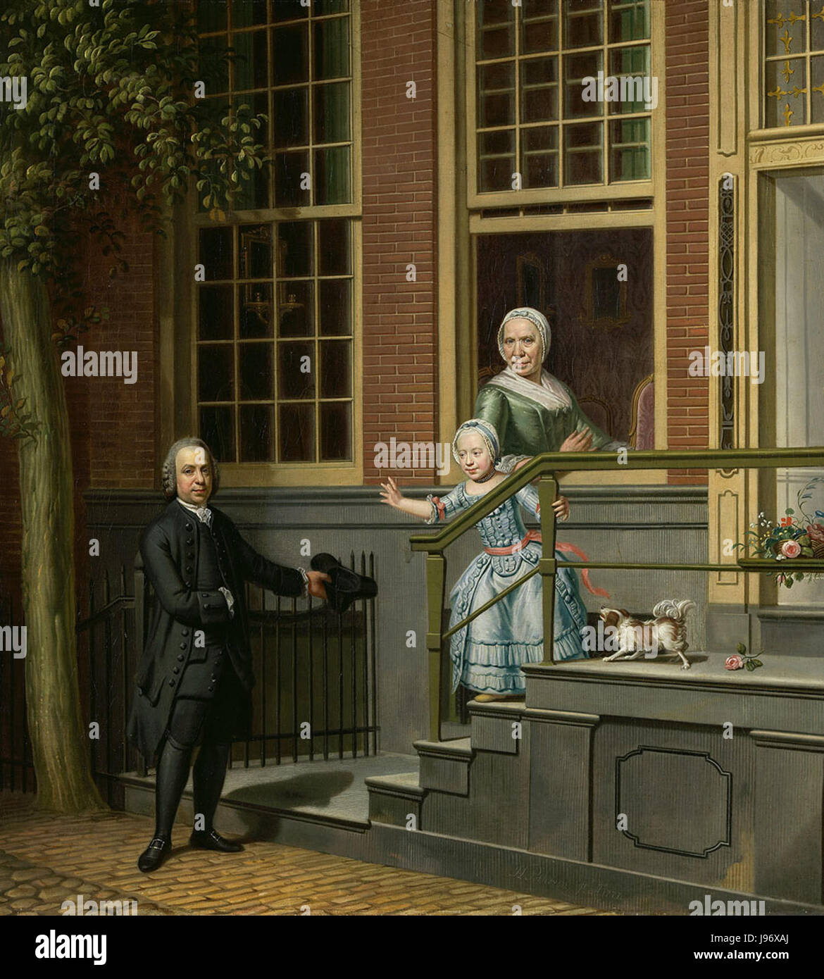 SA 36693 Jan de Groot (1733 1801) en zijn familie Stock Photo - Alamy