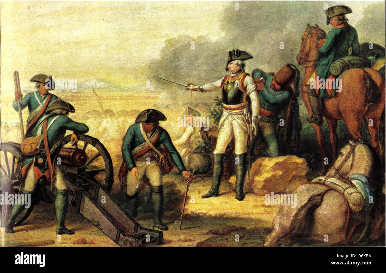 This refers to the Battle of Rossbach (1757), where the Prussian army ...