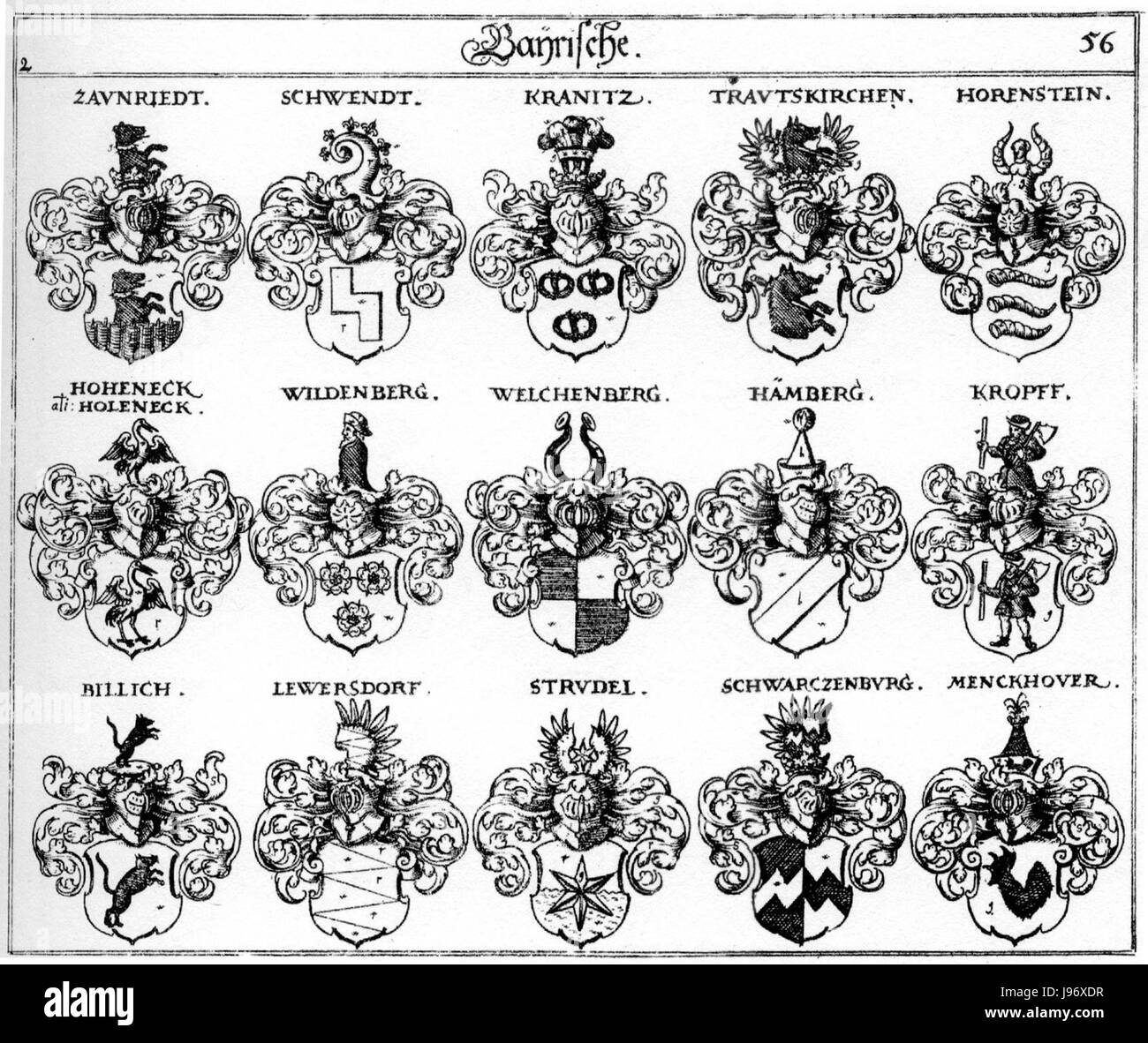 Siebmacher refers to a specific series of heraldic works published ...