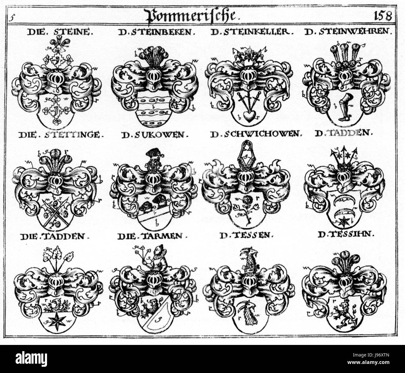 Siebmacher's works from 1701 to 1705, specifically E158, represent ...