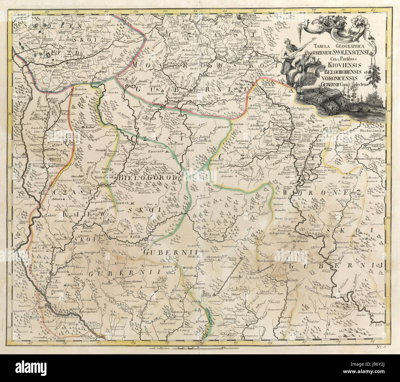 18th century map russia hi-res stock photography and images - Alamy