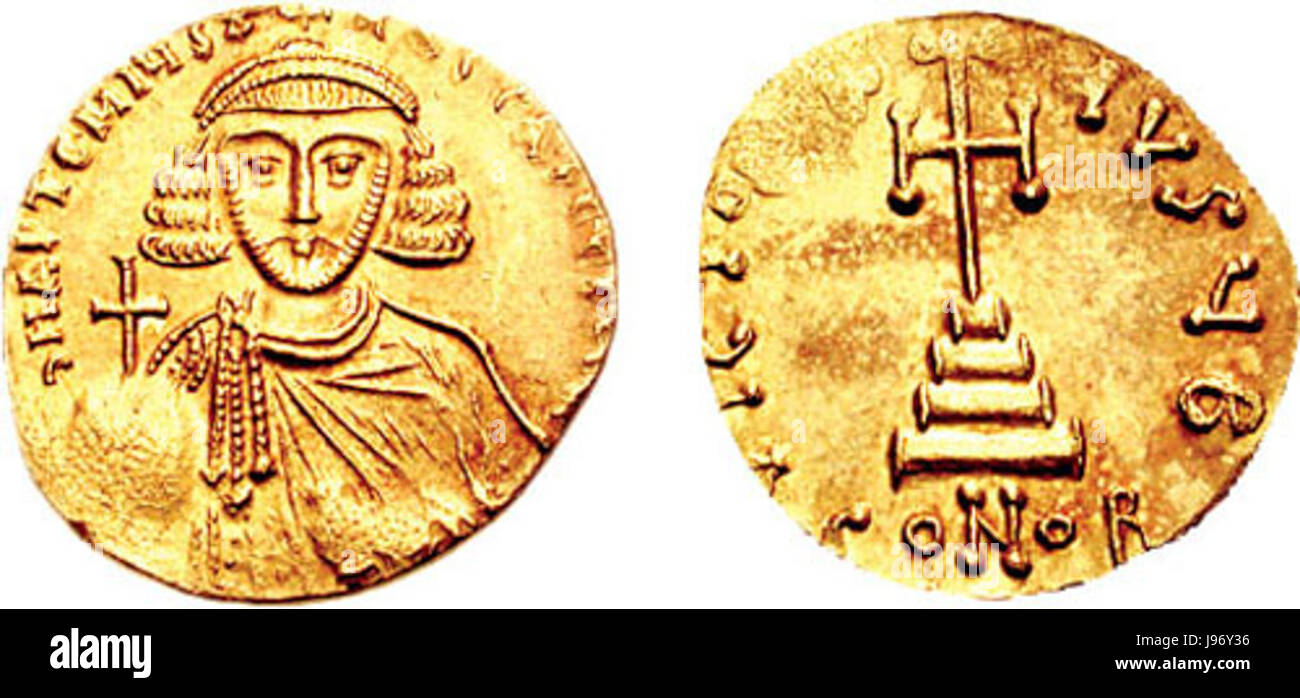 Solidus Anastasius II sb1463 Stock Photo - Alamy