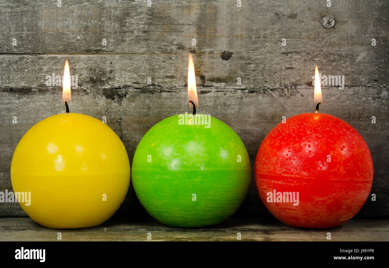 green, candle, three, flame, flames, colored, colors, colours, red ...
