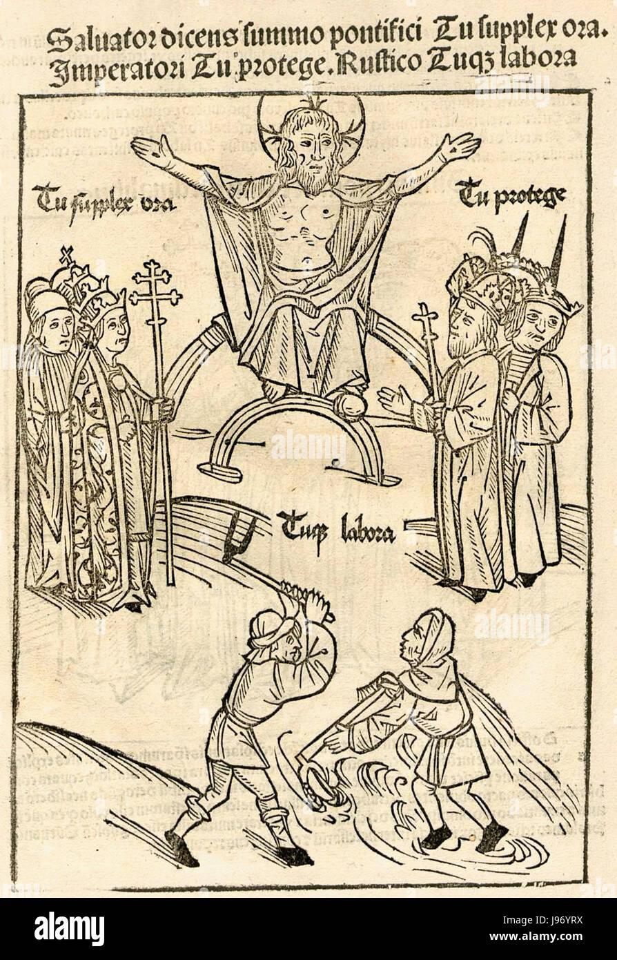 The 'Three estates prognosticatio' by Lichtenberger, printed in Mainz ...