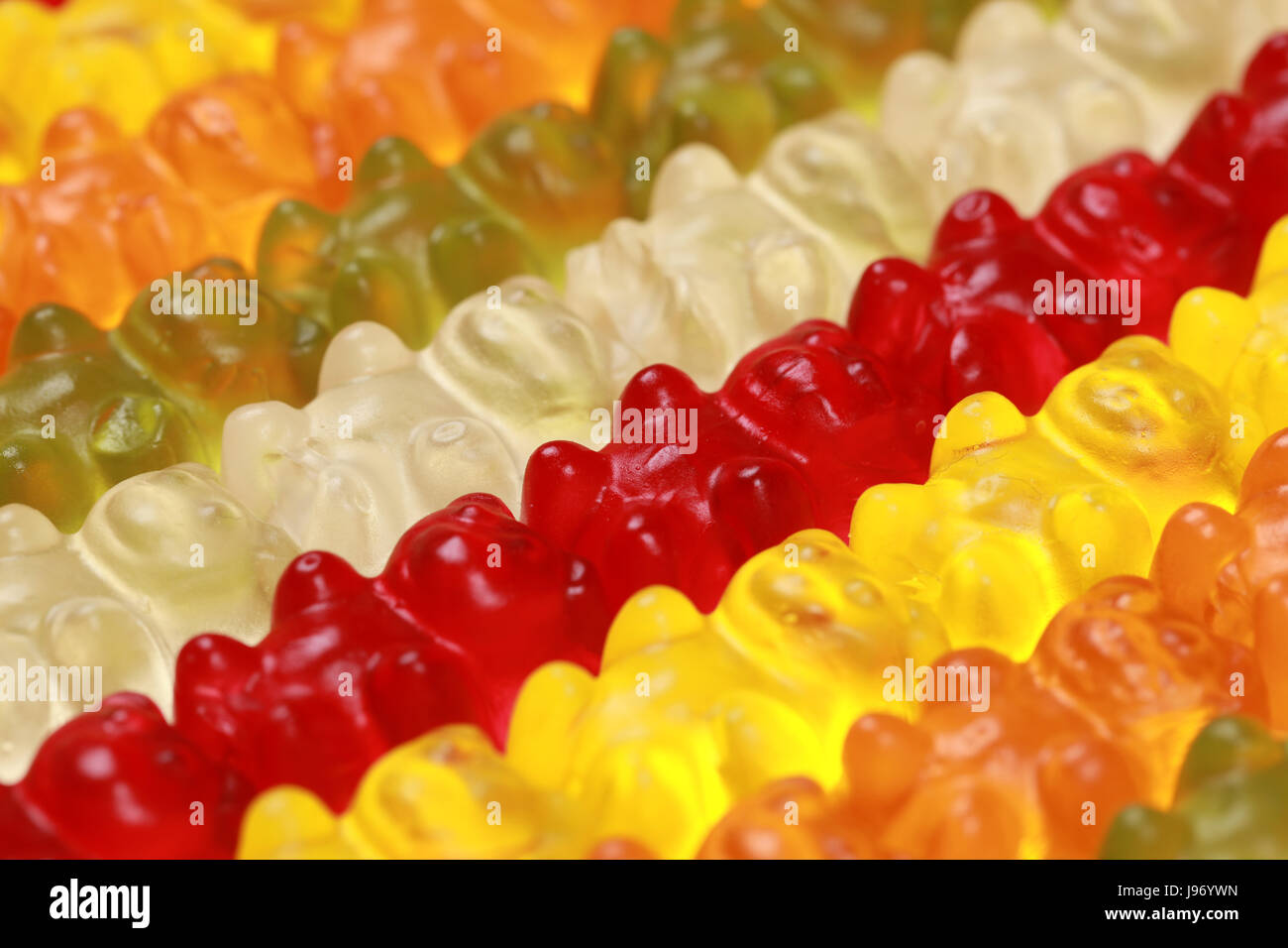 pattern of gummy bears Stock Photo - Alamy