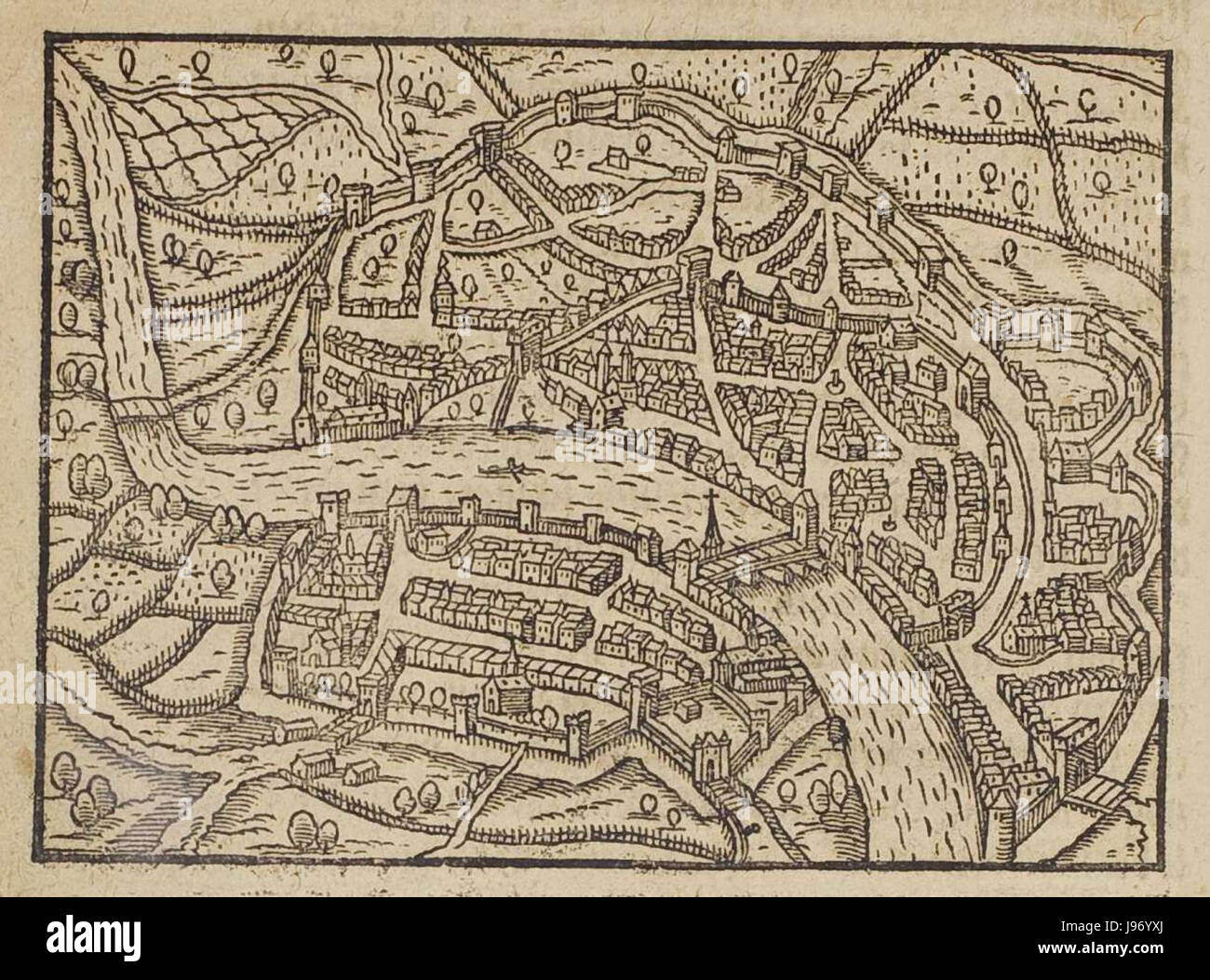 Theatrum Vrbium is a historical map or visual representation of the ...