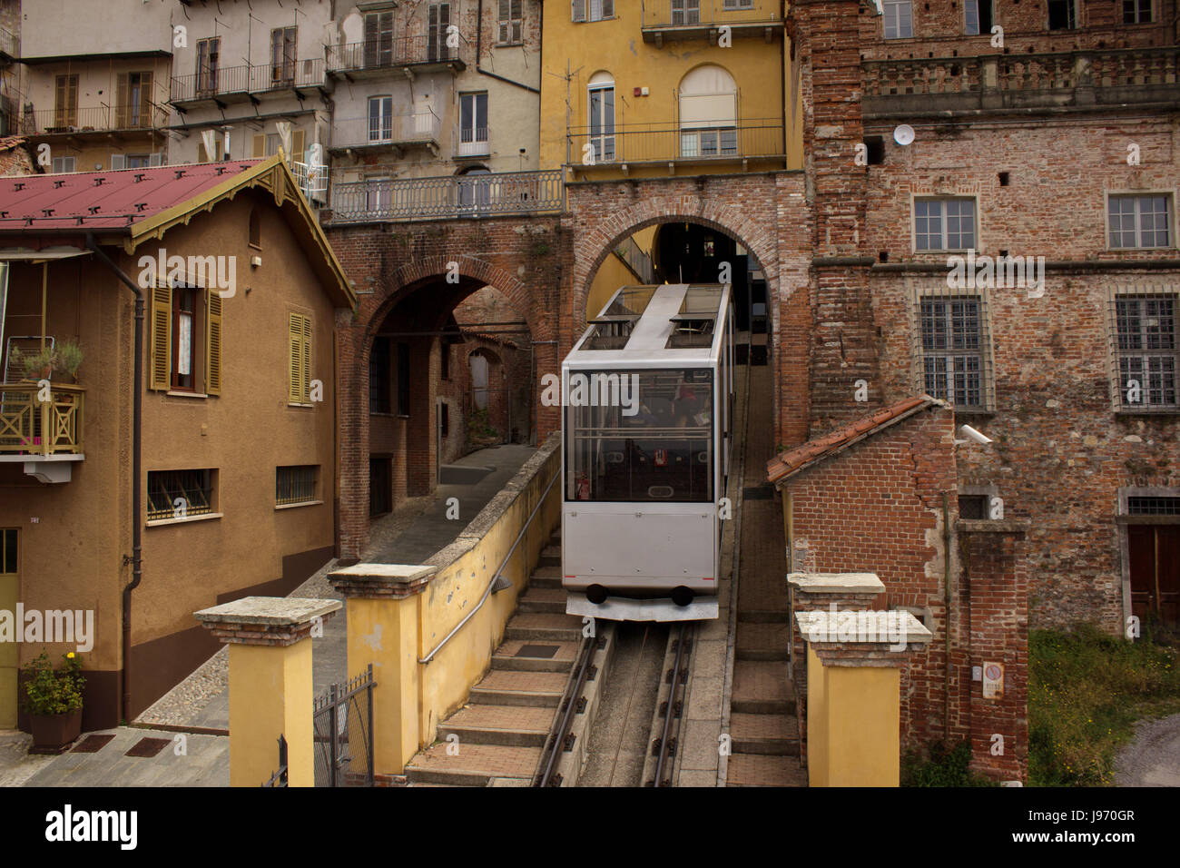 Town of Mondovi, Piedmont, north of Italy: details of the historical ...