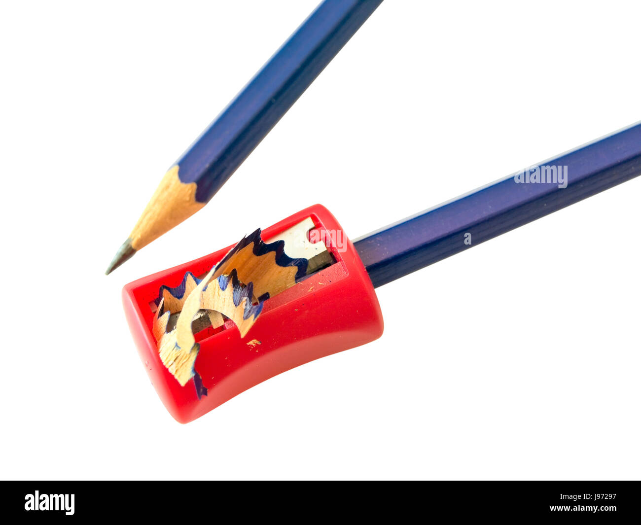 sharpener, pen, style, pencil, blue, tool, object, objects, isolated ...
