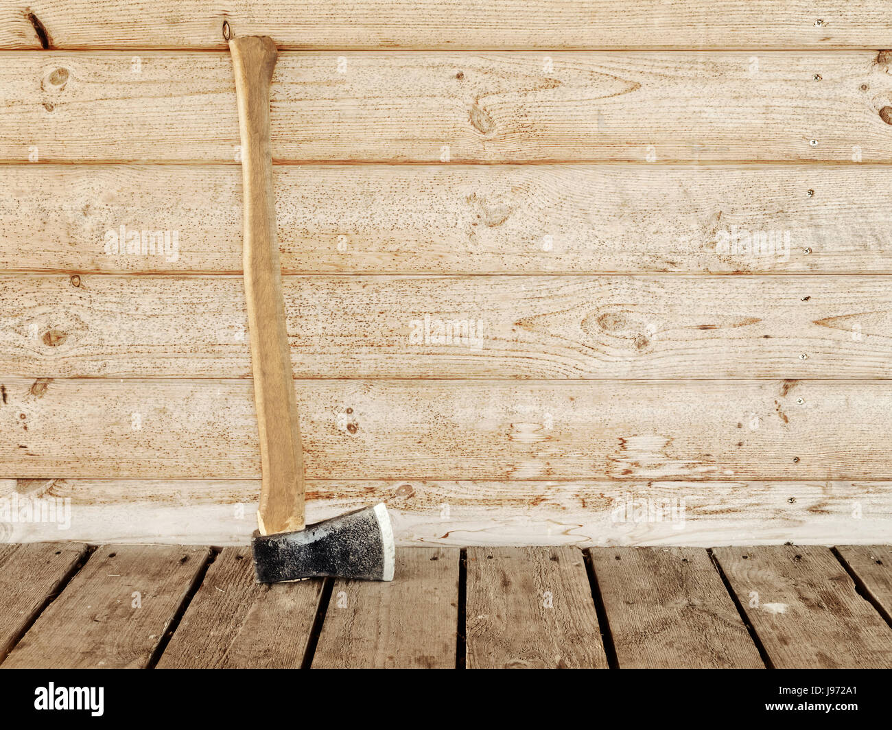 axe, board, desk, tool, object, tackle, room, wood, rough, interior ...