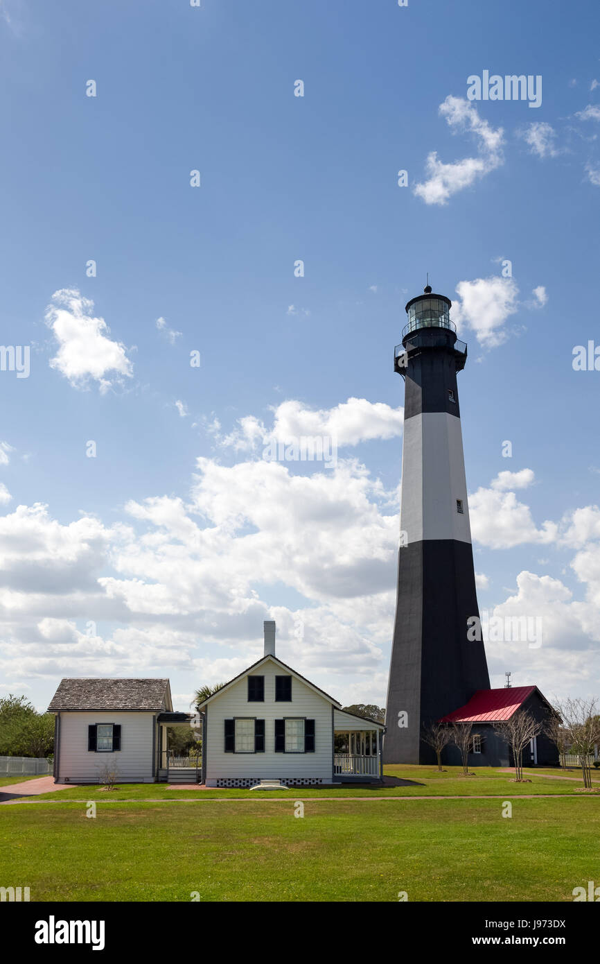 Tybee Island Lighthouse, a historic lighthouse with colonial era ties ...
