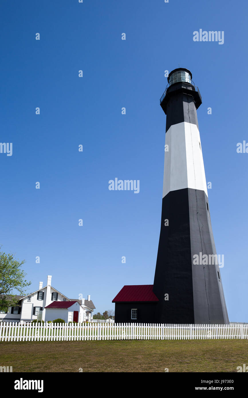 Tybee Island Lighthouse, a historic lighthouse with colonial era ties ...