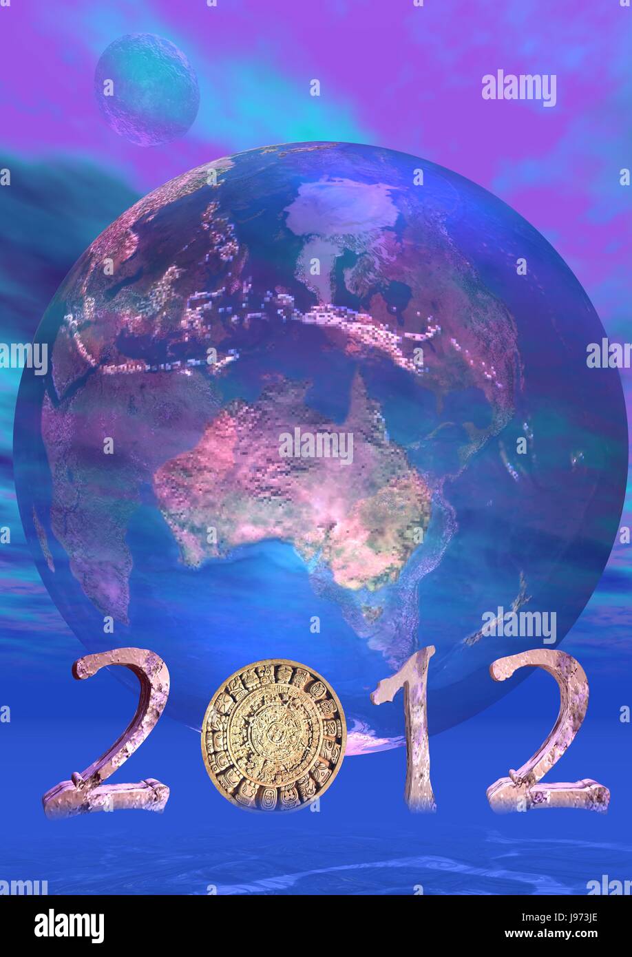 Maya aztec calendar prophecy hi-res stock photography and images - Alamy
