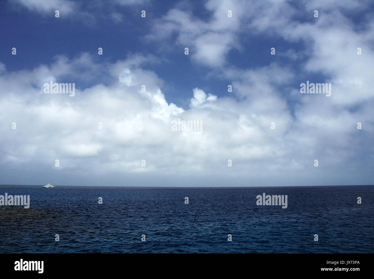 distance, firmament, sky, salt water, sea, ocean, water, blue, near ...